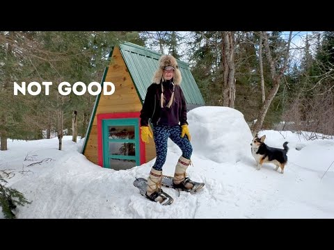 Crushing snow in the UP of MICHIGAN