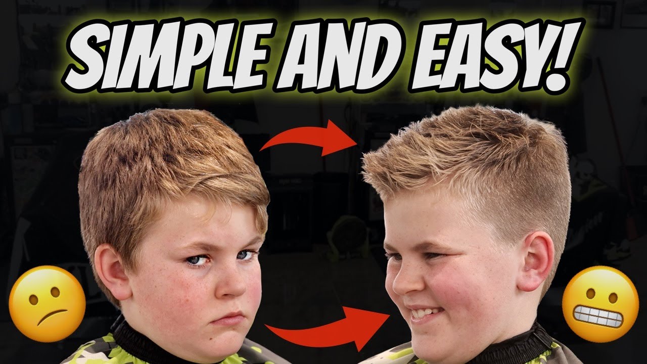 Super Easy Boys Haircut Tutorial ✂️ How To Cut Hair at Home