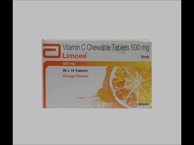 Vitamin C Chewable Tablets - Limcee 500 mg tablet 100% Export Oriented ...