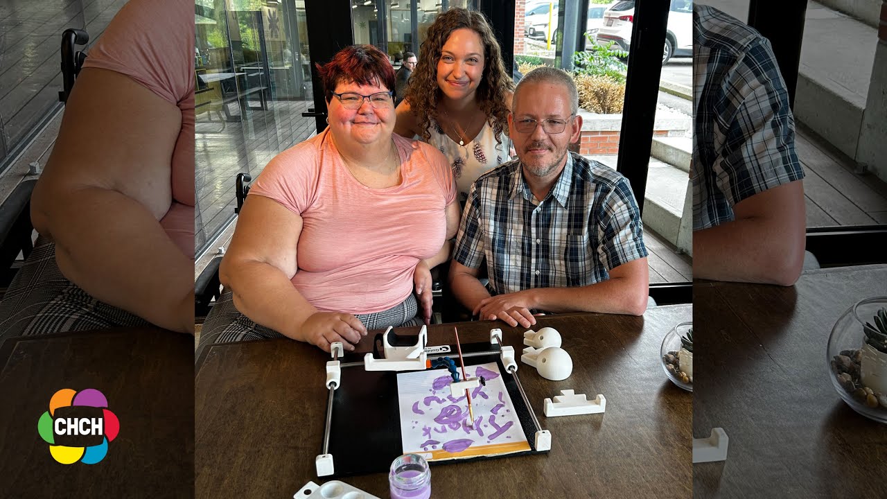 Hamilton woman with limited hand mobility dedicates paintings to people with disabilities