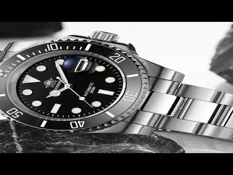 ADDIESDIVE NH35 Movement Automatic Watch Sapphire Crystal Mechanical Wristwatch 200m Diving Super Lu