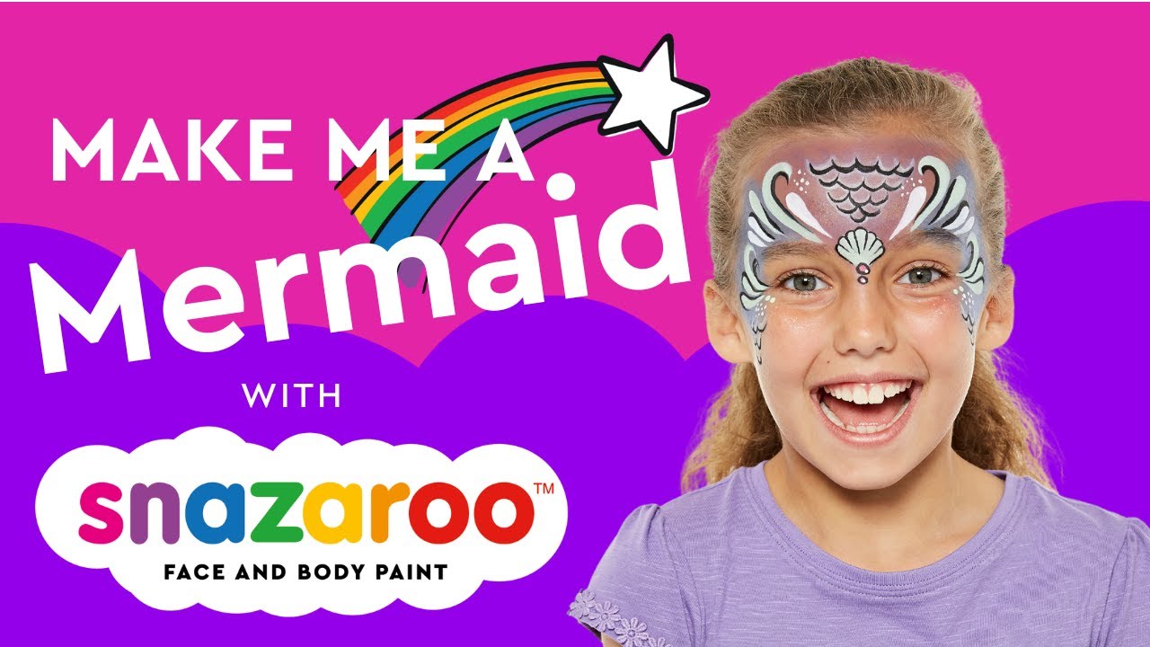Become a Fin-tastic Mermaid | Easy Facepaint Tutorial