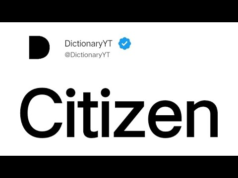 Citizen Meaning in English