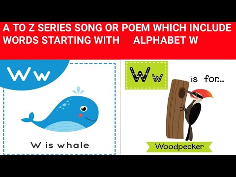 Song which include the words starting with 'w'||Virtual School 689|
