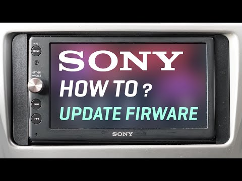 How to update SONY Apple CarPlay or Android Auto receiver to the latest Firmware
