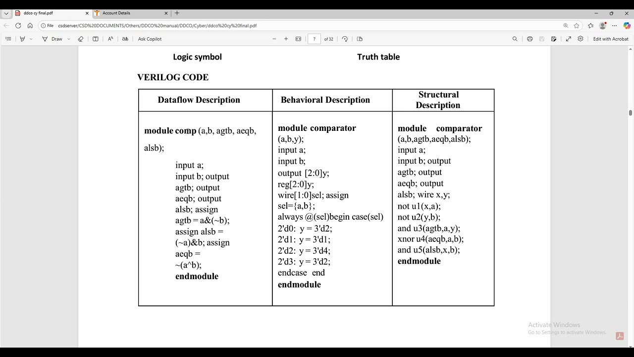 DDCO Lab Exercise 3