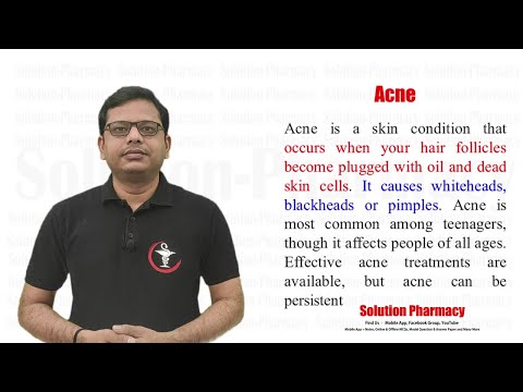 Acne = Definition of Acne | What is Acne | Causes of Acne | Acne Problem in Adult