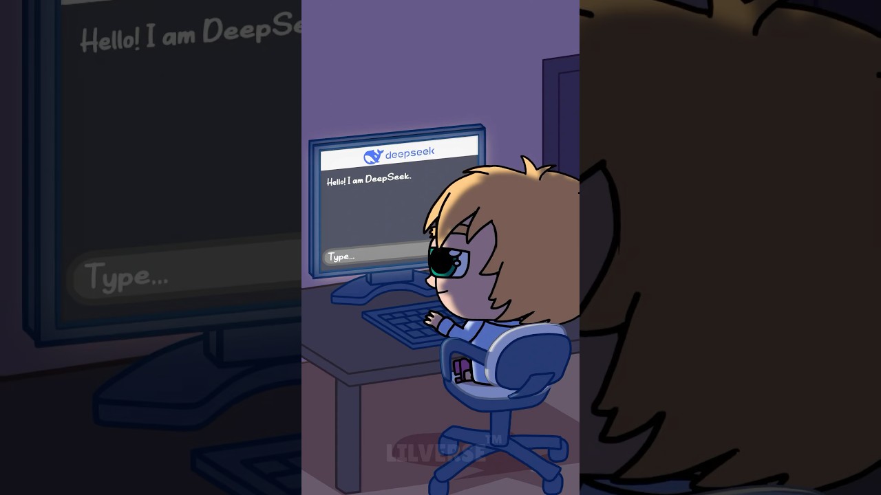 Using DeepSeek be like... 💀 #animation #chatgpt #AI #deepseek #fyi #technology #China