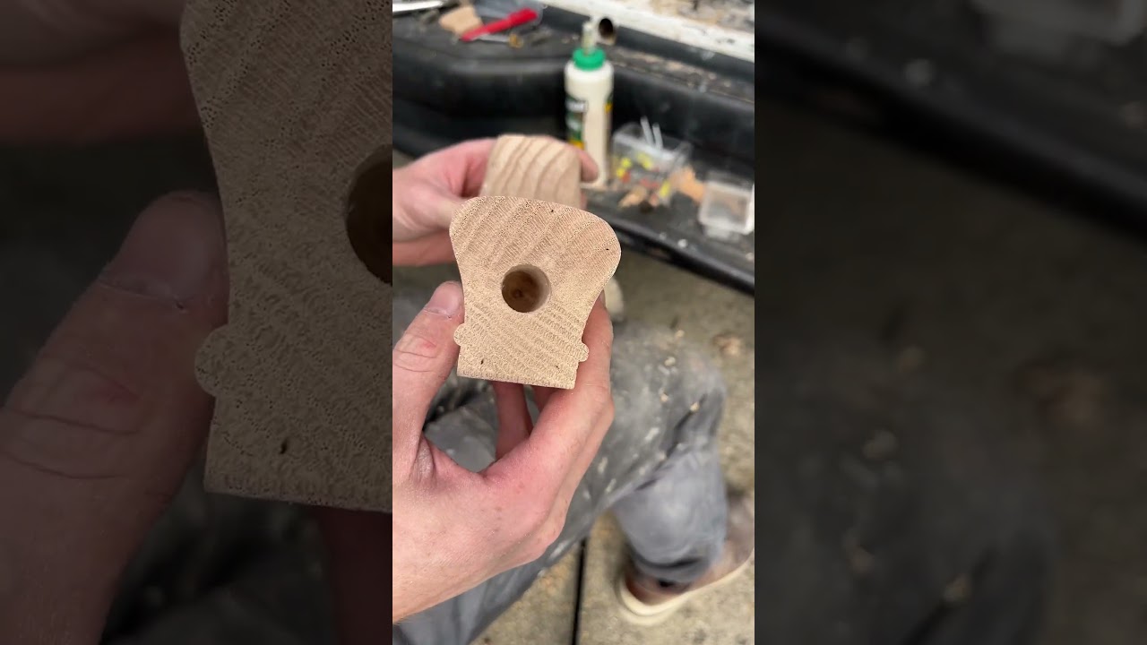 How to Join Stair Railing Fittings FAST With Spring Bolt #howto #diy #woodworking