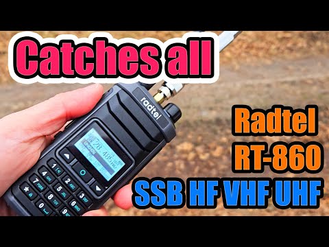 Radtel RT860 SSB HF and VHF UHF radio Si4732