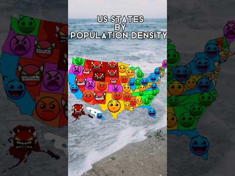 US states by population density| Worldblewos