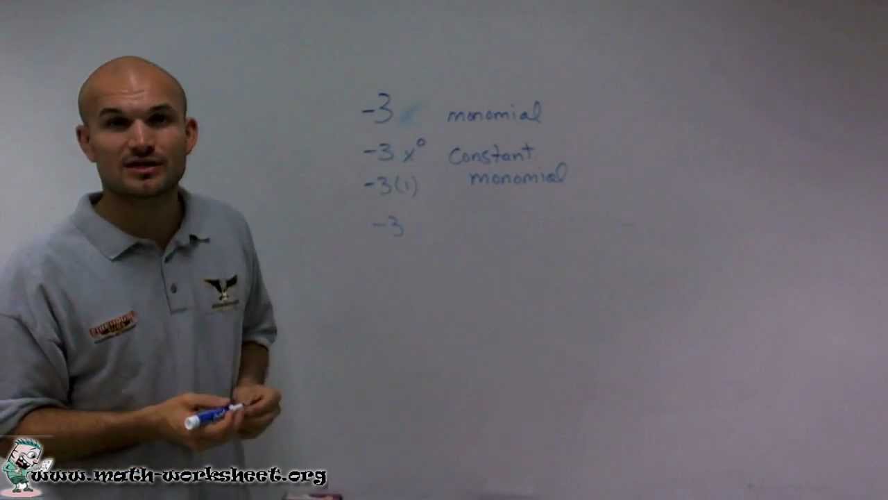 Algebra - Polynomials Naming - Easy
