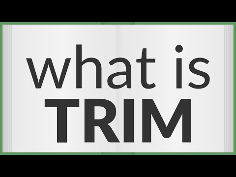 Trim | meaning of Trim