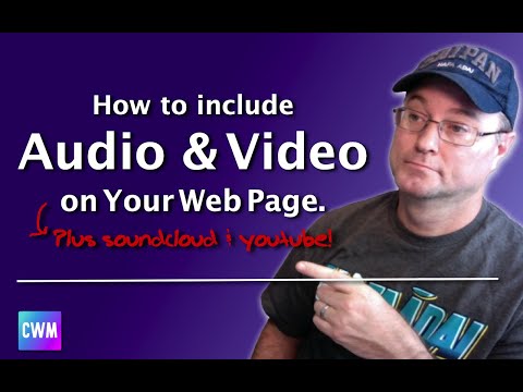 How to add Audio, Video, Soundcloud, and Youtube in HTML