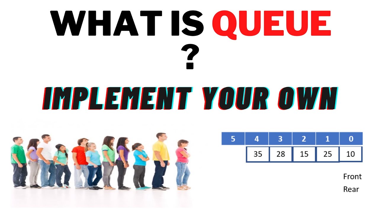 Own implementation of queue data structure using array in Java.