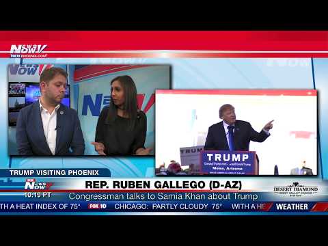 FNN: Congressman Ruben Gallego (D-AZ) Talks About Trump Rally Planned for Phoenix