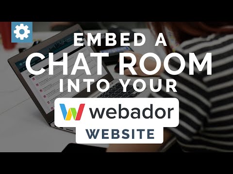Embed A Chat Room Into Your Webador Website