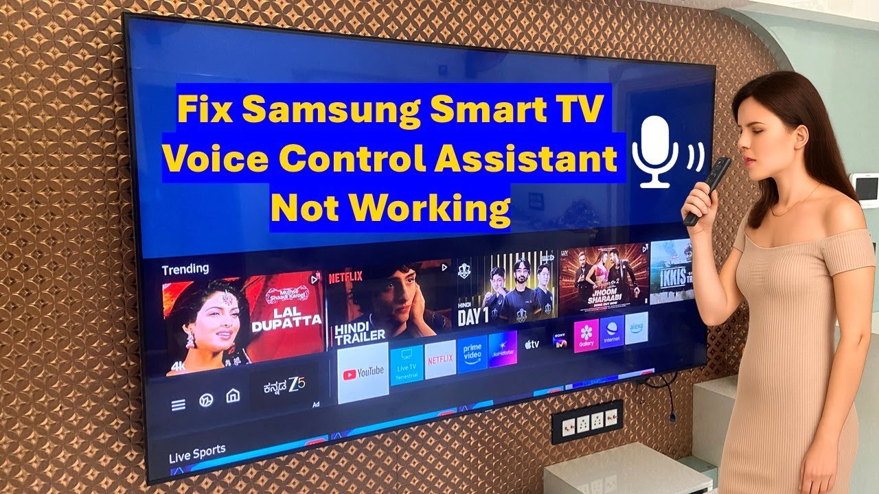 How to Fix Samsung Smart TV Voice Control Assistant Not Working (Remote Voice Search Not Working)