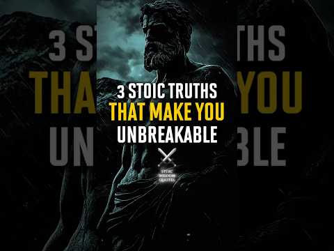 3 Stoic Truths That Save You at Your Breaking Point ⚔️ | Stoic Wisdom