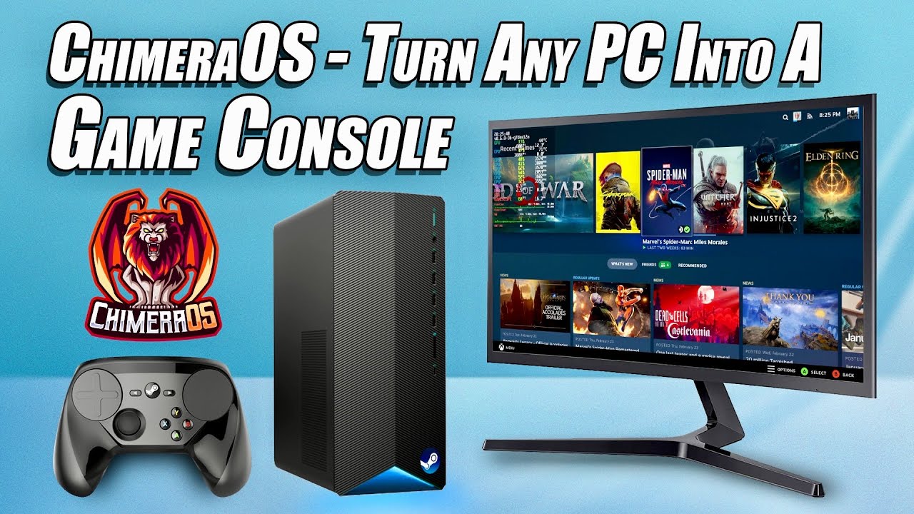 Turn Your PC Into A Gaming Console With ChimeraOS! An Edge Over Steam Deck OS?