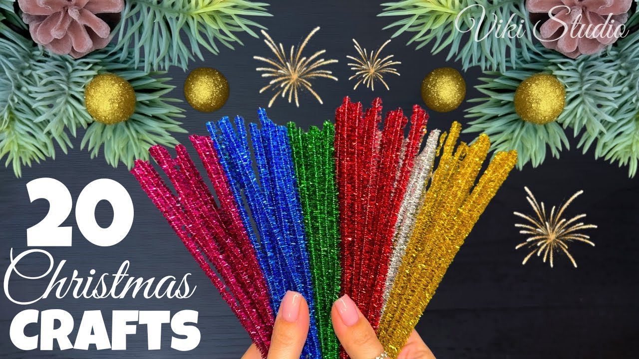 20 EASY 🎄 DIY Christmas Decorations 2025 🔥 Pipe Cleaner Crafts & Holiday Ideas