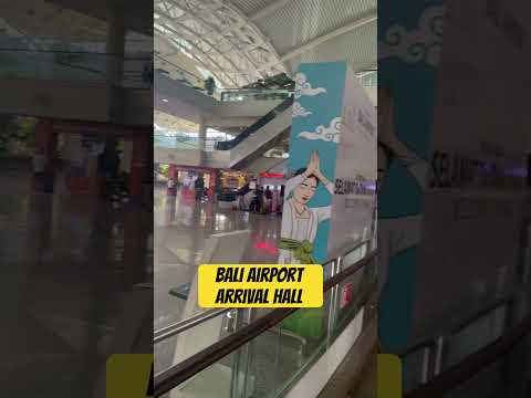 Bali airport arrival hall #bali #indonesia #travel #trending