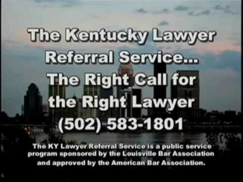 Kentucky Lawyer Referral Service - Call (502) 583-1801