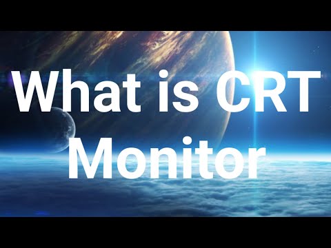 What is CRT Monitor. Urdu/ English