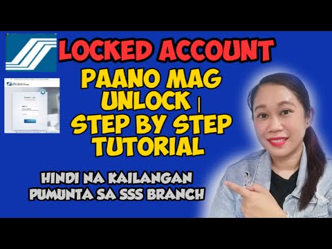 SSS LOCKED ACCOUNT. PAANO MAG UNLOCK | STEP BY STEP TUTORIAL.