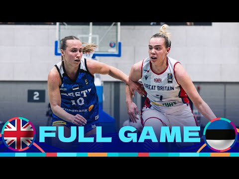 Great Britain v Estonia | Full Basketball Game | FIBA Women's EuroBasket 2025 Qualifiers