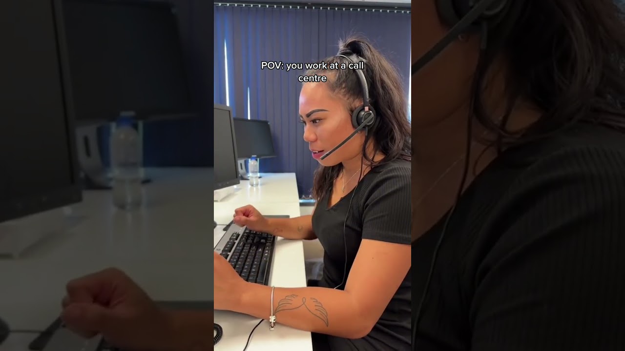 80% of the script when working in a call centre #callcentre #callcenterlife #pov