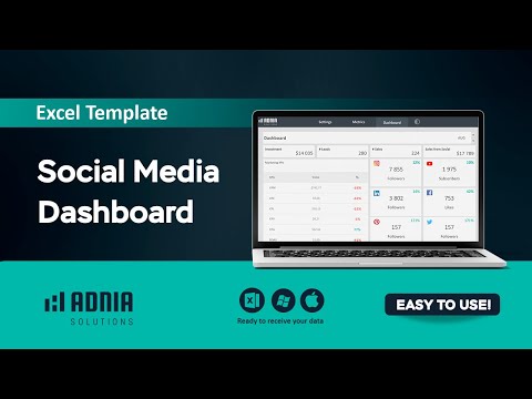 Social Media Dashboard Template