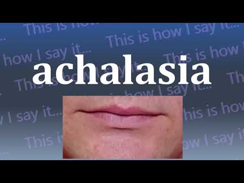 This is How I Say...achalasia