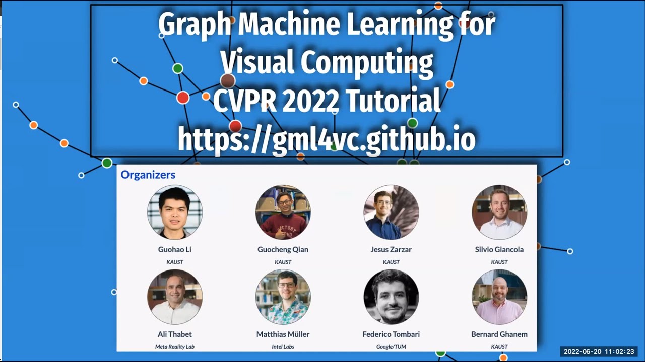 Graph Machine Learning for Visual Computing | Part 2 | Geometric Deep Learning | CVPR 2022 Tutorial
