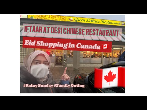 Shopping in Canada 🇨🇦 | Rainy Weekend in Surrey | #Green Lettuce Restaurant Experience