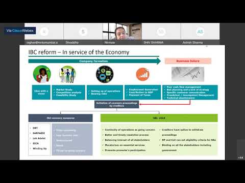 webinar on Process and Practice Of Insolvency And Bankruptcy Code