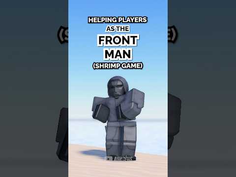 HELPING PLAYERS as the FRONT MAN in ROBLOX SQUID GAME
