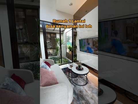 Rumah 1 Lantai ada taman di tengah? Ah yang bener nih??