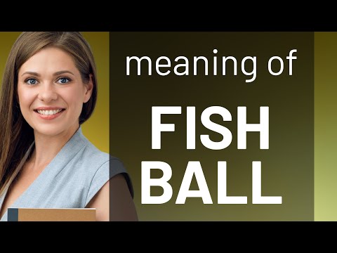Fish ball β’ definition of FISH BALL