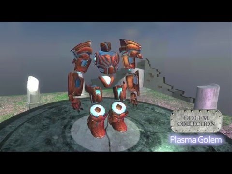 Plasma Golem 1.0 [Golem Collection] available at Unity Asset Store