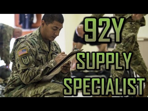 What Is A 92Y: MOS DETAILS AND DESCRIPTION Unit Supply Specialist