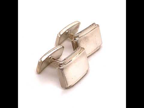 TIFFANY & CO ESTATE STERLING SILVER CUFFLINKS 20.5 GRAMS TIF159