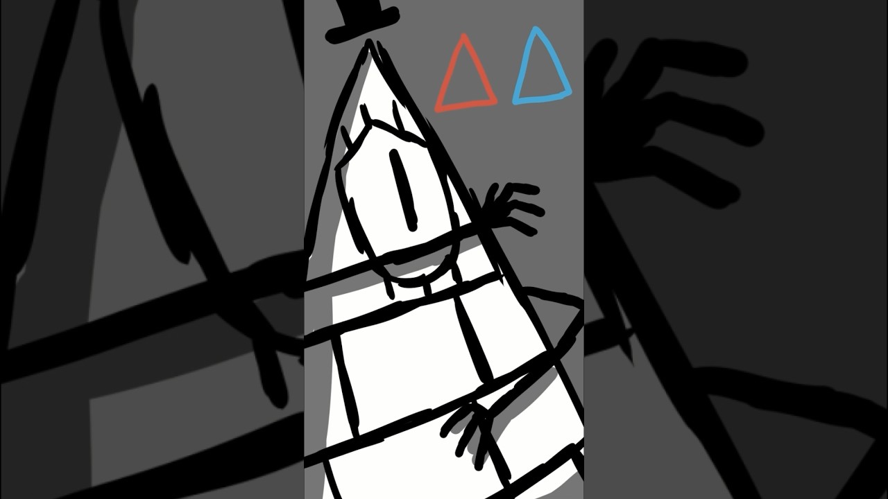 “Bill ciphers true weakness” #gravityfalls #animatic #fananimation #billcipher #funnyshorts