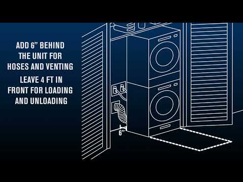 How to Measure for Installing a Maytag® Stacked Washer & Dryer