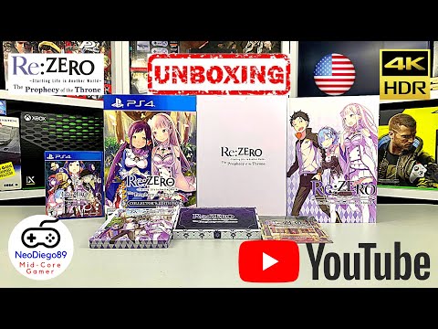 Re:Zero − Starting Life in Another World: The Prophecy of the Throne (Switch) - Unboxing (English)