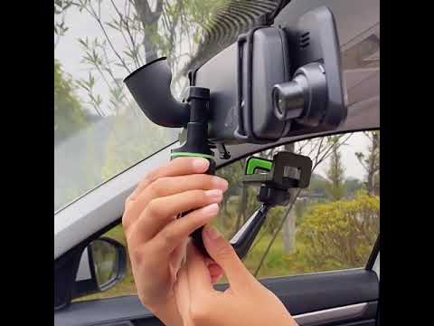 simpletome 360° Multifunctional Phone Holder for Car Rearview Mirror