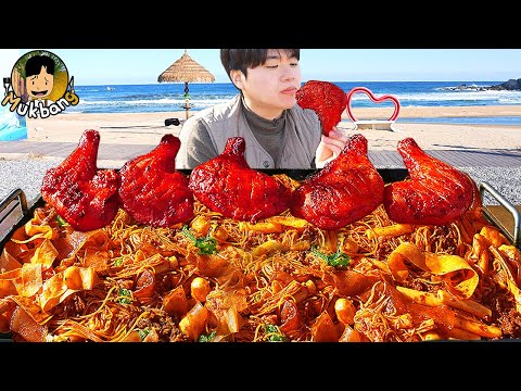 ASMR MUKBANG | Crispy Fried Chicken, Mala Xiang Guo, tteokbokki korean food eating sound !