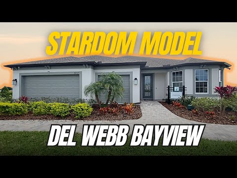 Del Webb Bayview Stardom Model Luxurious 55+ Active Lifestlye in Parrish FL