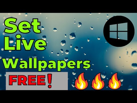 How to Set a Live Wallpaper on Windows 10 for FREE in 2021|HOW TO USE ANY VIDEO AS WALLPAPER