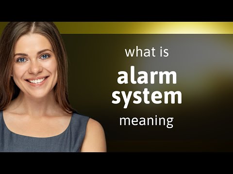 Alarm system | what is ALARM SYSTEM definition